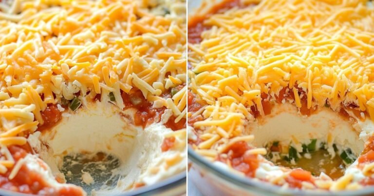 Easy Layered Dip Recipe with Cream Cheese and Salsa