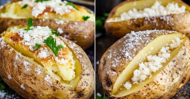 Crispy Baked Potatoes - Perfectly Seasoned & Fluffy Inside