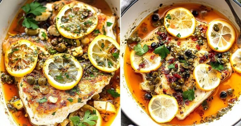 Seafood Dinner Recipes – Easy Mediterranean Baked Fish